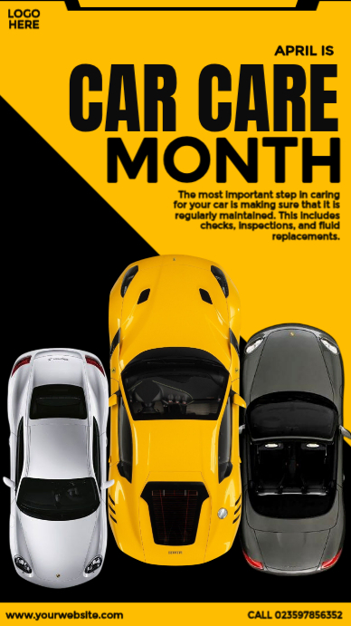 National Car Care Month Ad Template | PosterMyWall