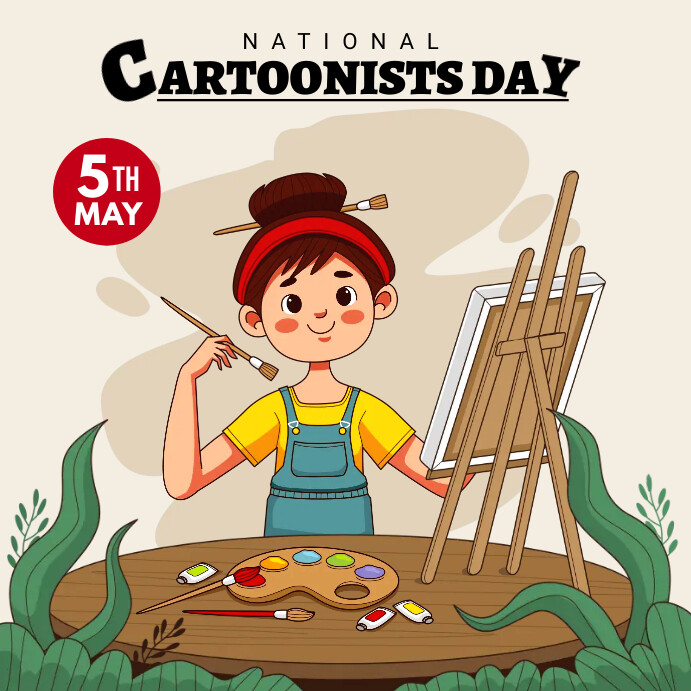 Copy of National Cartoonists Day | PosterMyWall