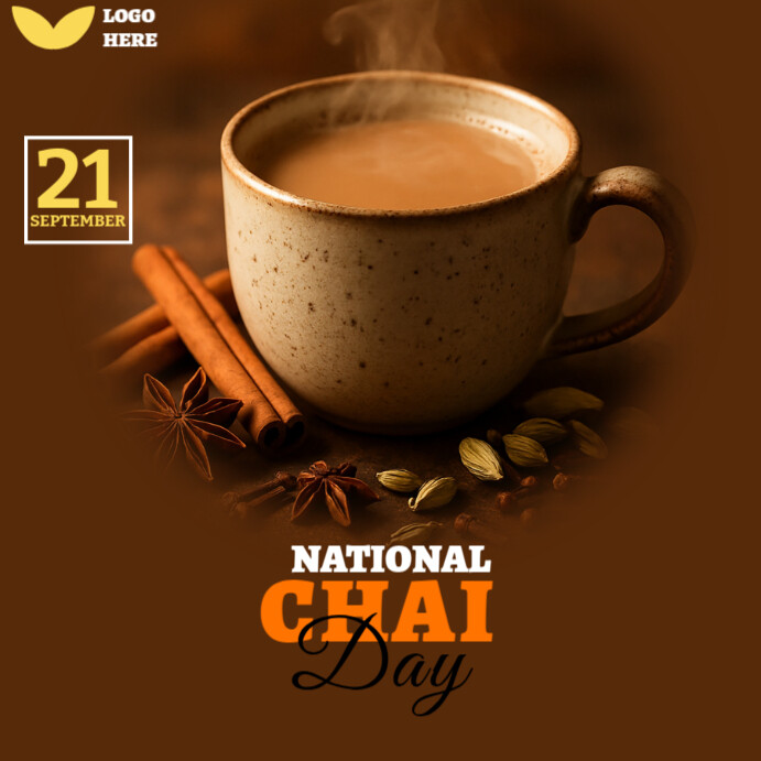 national chai day Template | PosterMyWall
