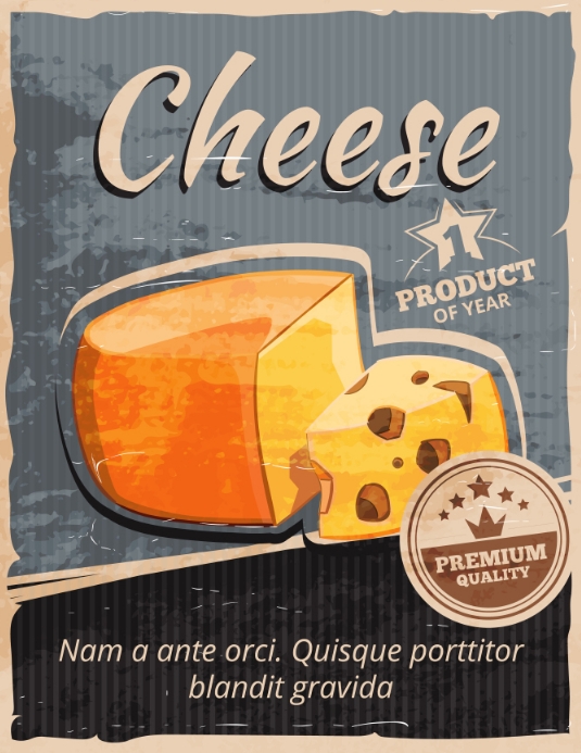 National cheese day Template | PosterMyWall