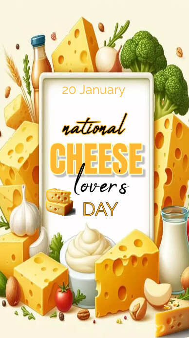 National cheese lover's day Template | PosterMyWall