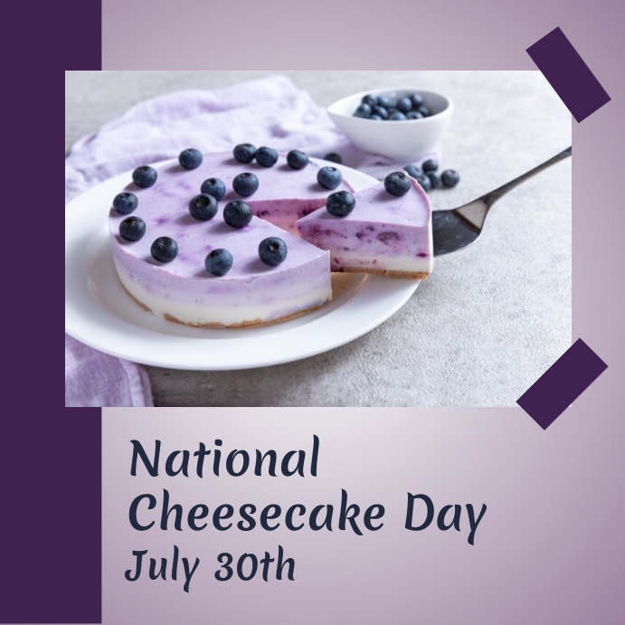 National Cheesecake Day IG Template | PosterMyWall