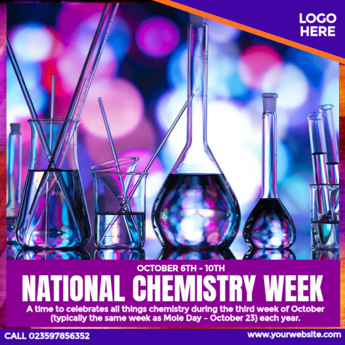National Chemistry Week Template | PosterMyWall