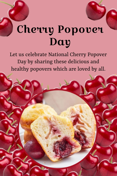 Plantilla de National Cherry Popover Day | PosterMyWall