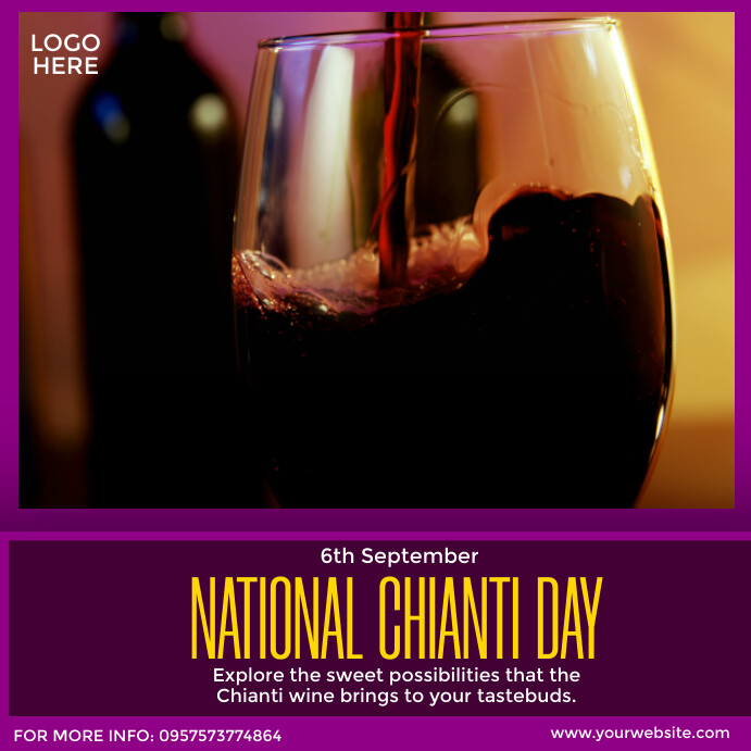Copy of National Chianti Day | PosterMyWall