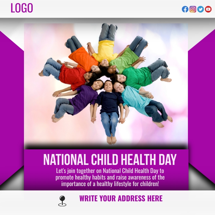 National Child Health Day Template | PosterMyWall