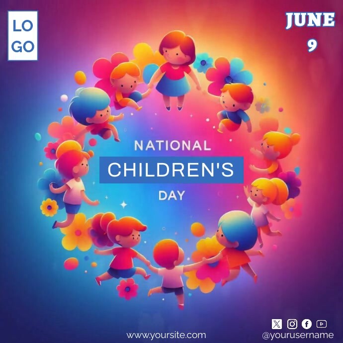 National Children's Day Template | PosterMyWall