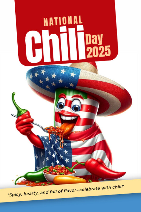 Copy of National chili day 2025 | PosterMyWall