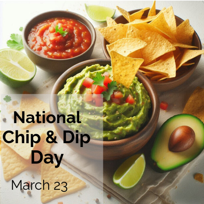 Plantilla de National Chip And Dip Day Instagram Post | PosterMyWall