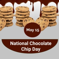 national chocolate chip cookie day Template | PosterMyWall