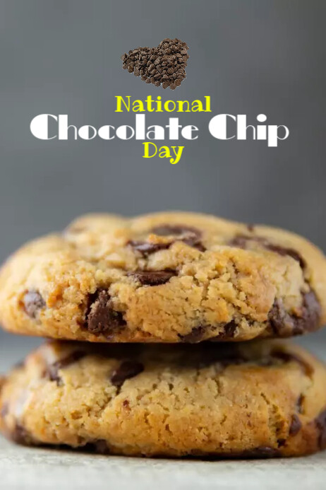 Plantilla de national chocolate chip day | PosterMyWall