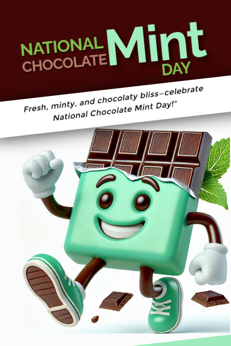 Copy of National chocolate mint day | PosterMyWall