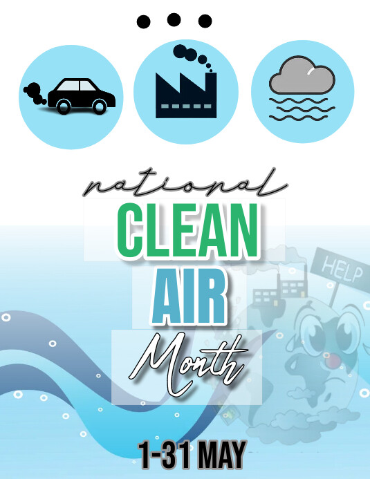 National clean air month Template | PosterMyWall