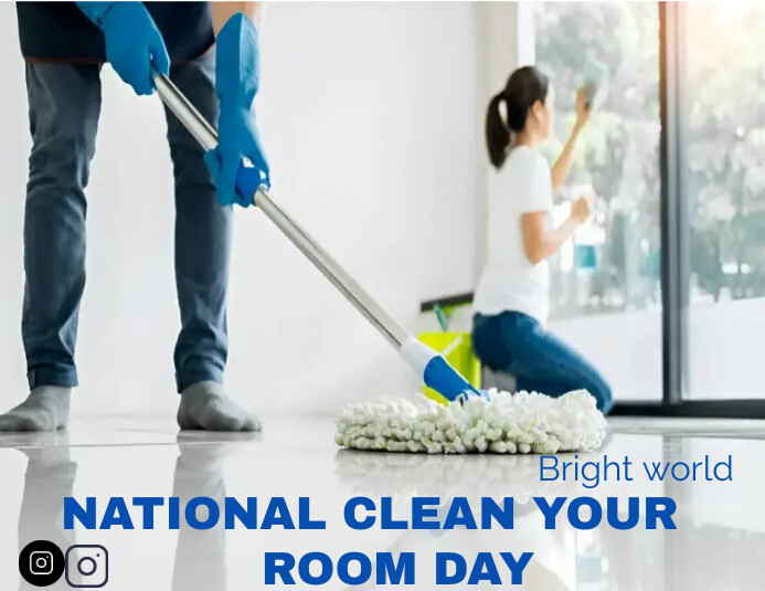 Plantilla de NATIONAL CLEAN YOUR ROOM DAY | PosterMyWall