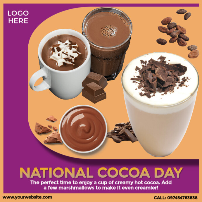 National Cocoa Day Template | PosterMyWall