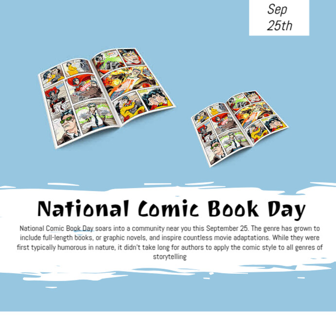 Plantilla de national comic day | PosterMyWall