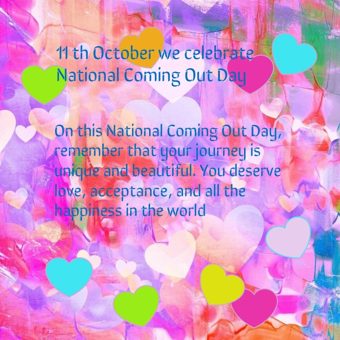 National Coming Out Day Template | PosterMyWall