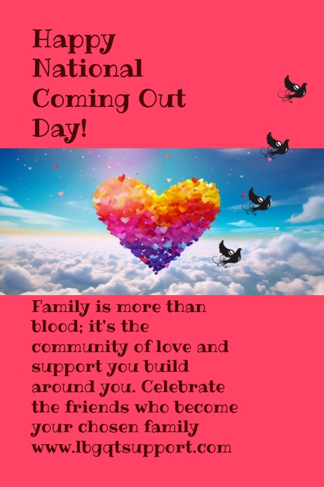 Copy of National Coming Out Day | PosterMyWall