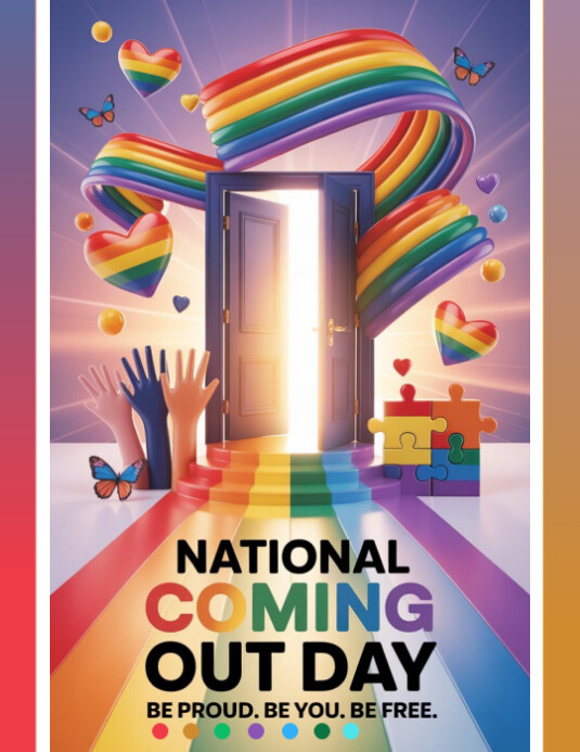 National Coming Out Day Template | PosterMyWall