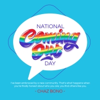Design National Coming Out Day graphics In Minutes | PosterMyWall