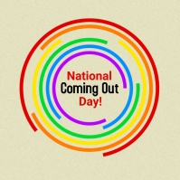 Design National Coming Out Day graphics In Minutes | PosterMyWall