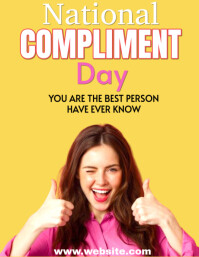 Compliment Day Design Template | PosterMyWall
