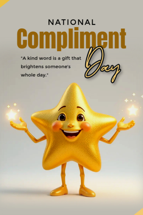 National Compliment Day Posters Template | PosterMyWall
