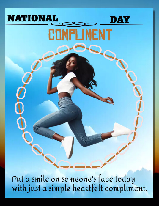 National Compliment Day template | PosterMyWall
