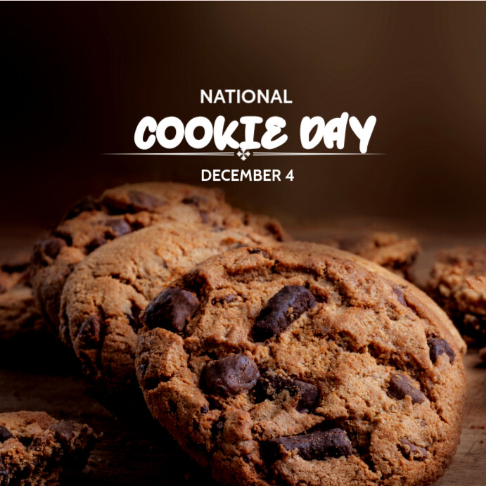 National Cookie Day Design template | PosterMyWall