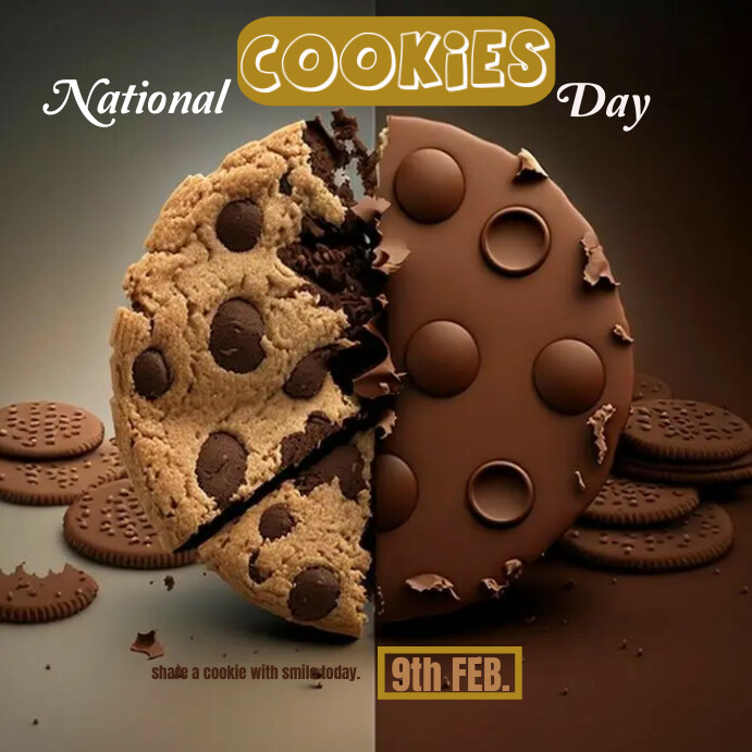 national cookie day Template | PosterMyWall