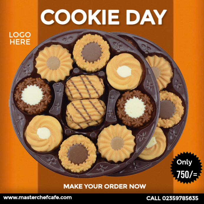 national cookie day Template | PosterMyWall