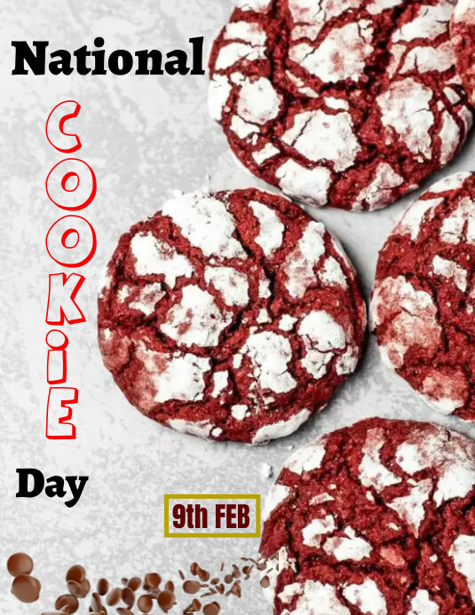 national cookie day Template | PosterMyWall