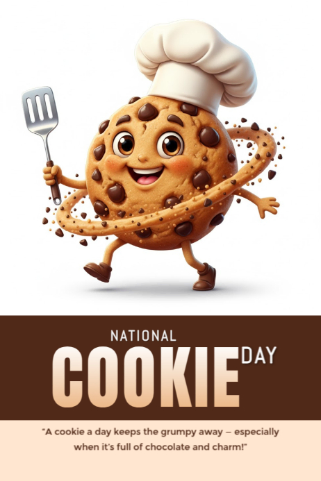 National cookie day Template | PosterMyWall