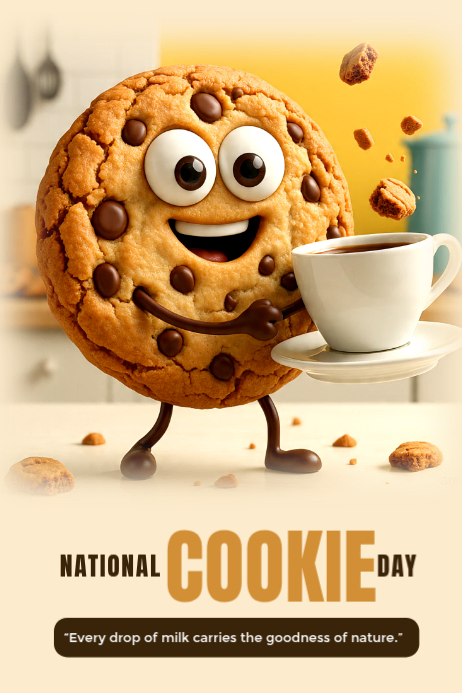 National cookie day Template | PosterMyWall