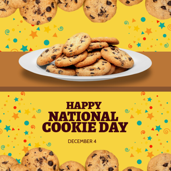 Plantilla de National Cookie Day editable design | PosterMyWall