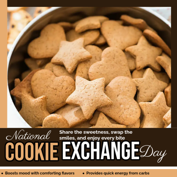 National Cookie Exchange Day Template | PosterMyWall