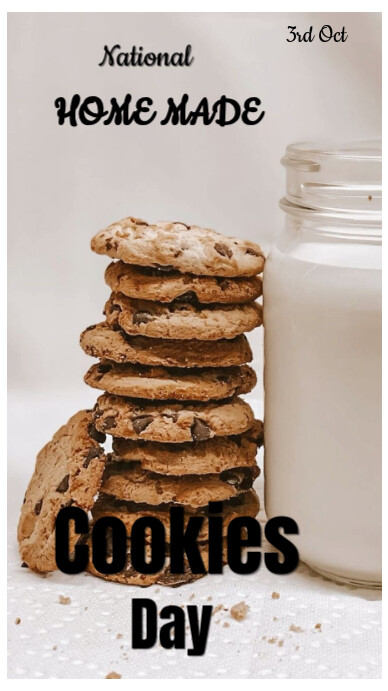 National cookies day Template | PosterMyWall