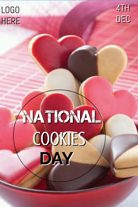 Plantilla de National cookies day | PosterMyWall