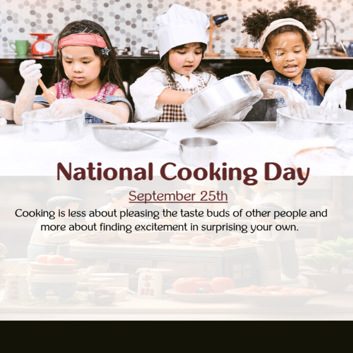 Copy of national cooking day | PosterMyWall