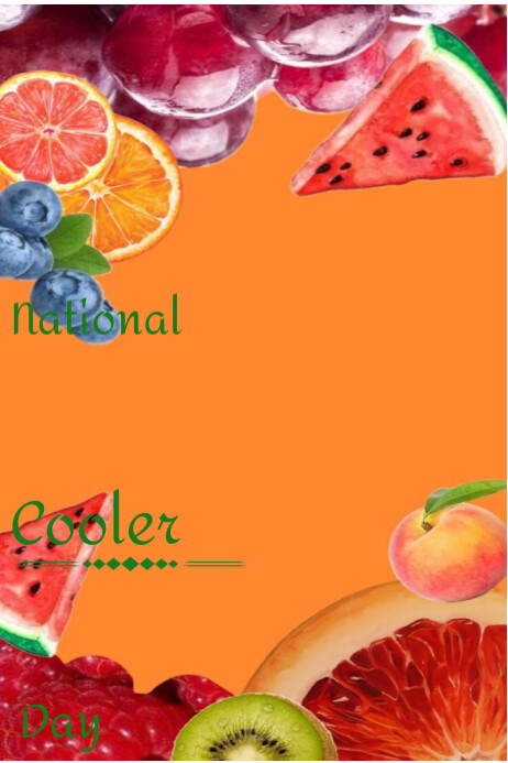 Modèle National cooler day | PosterMyWall