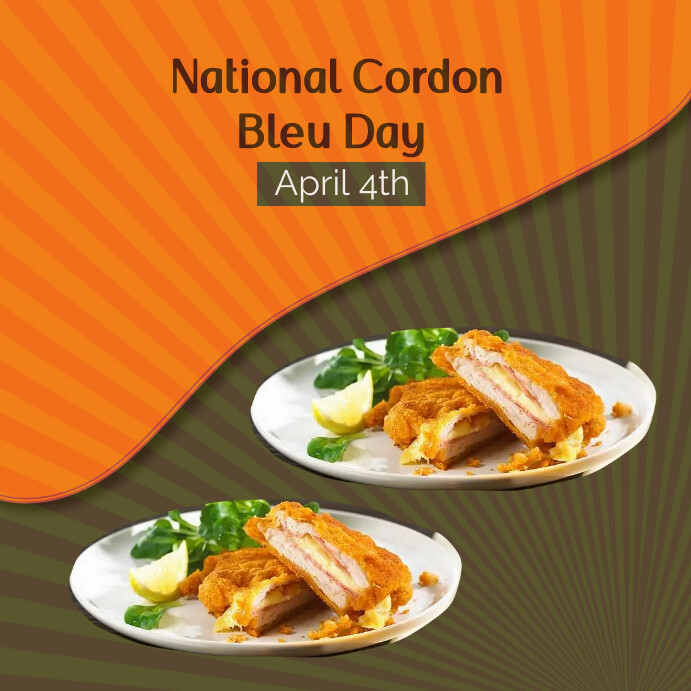 national cordon bleu day Template | PosterMyWall