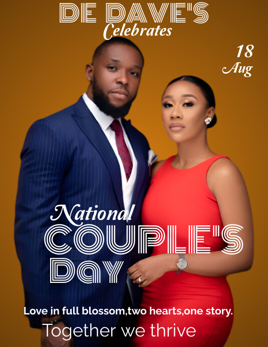 Copy of National Couple's day celebration flyer joyfu | PosterMyWall