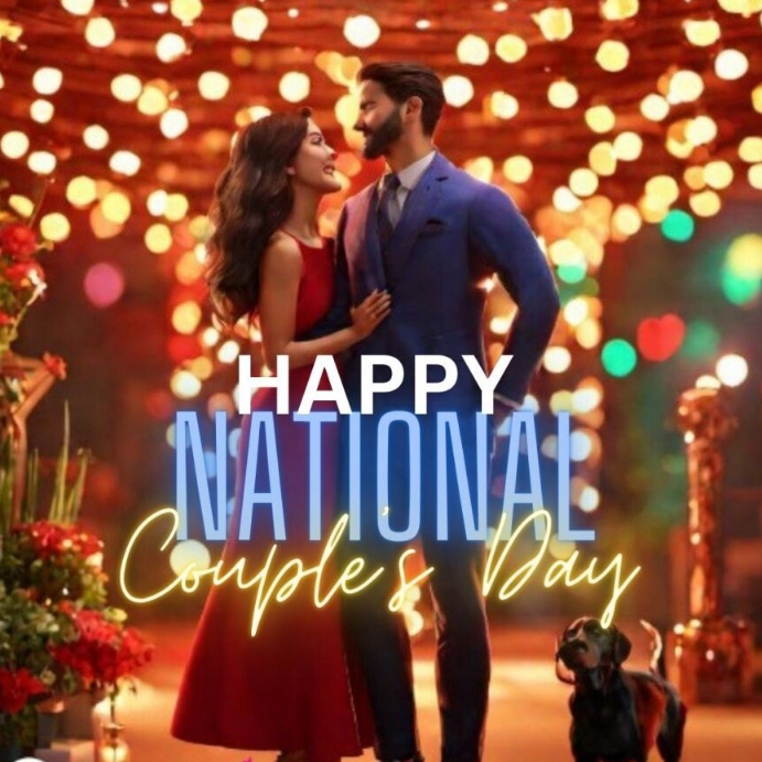National couple's day Template | PosterMyWall