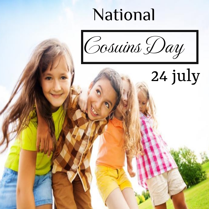 National cousins day instagram post Template | PosterMyWall
