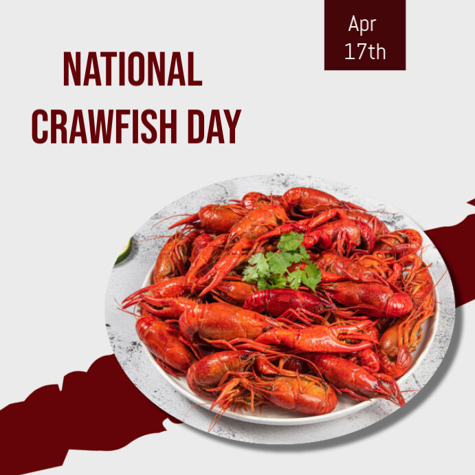 Copy of national crawfish day | PosterMyWall