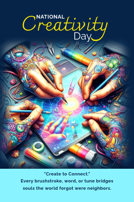 Plantilla de National creativity day | PosterMyWall