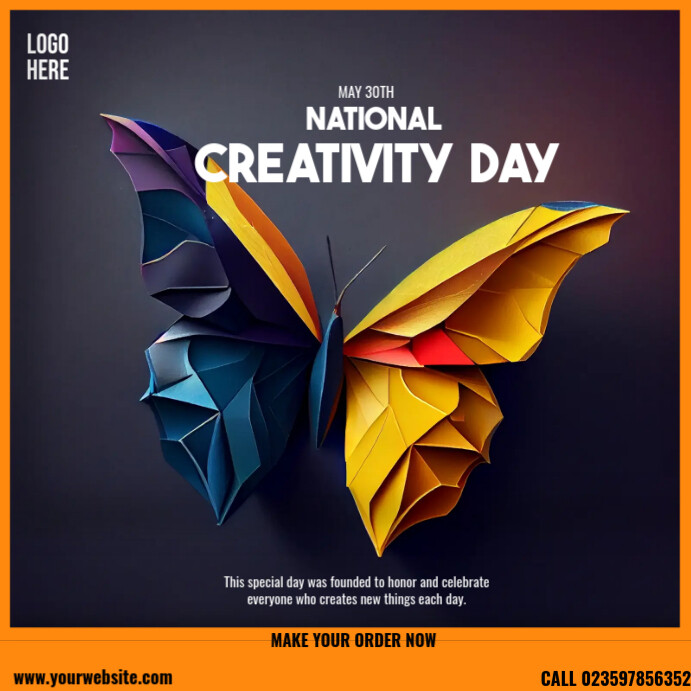 national creativity day Template | PosterMyWall