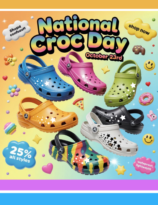 Copy of National Croc Day | PosterMyWall