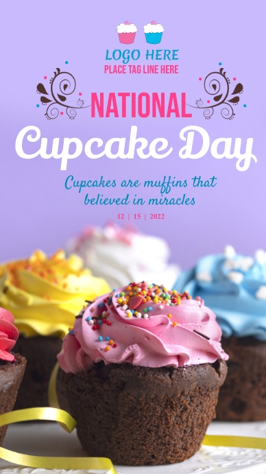 National Cupcake Day Template | PosterMyWall