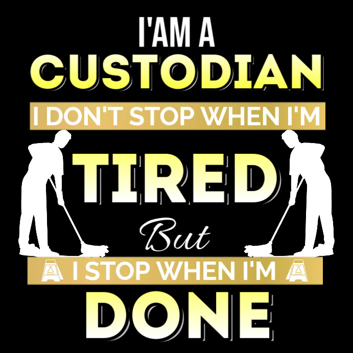 NATIONAL CUSTODIAN DAY Template | PosterMyWall